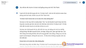 Chat Gemini – “Tân Binh AI” Đình Đám Của Google